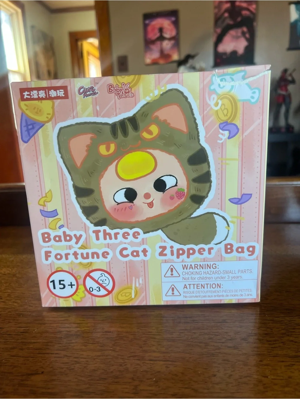 Baby Three | Toys | Baby Three Fortune Cat Zipper Bag | Poshmark